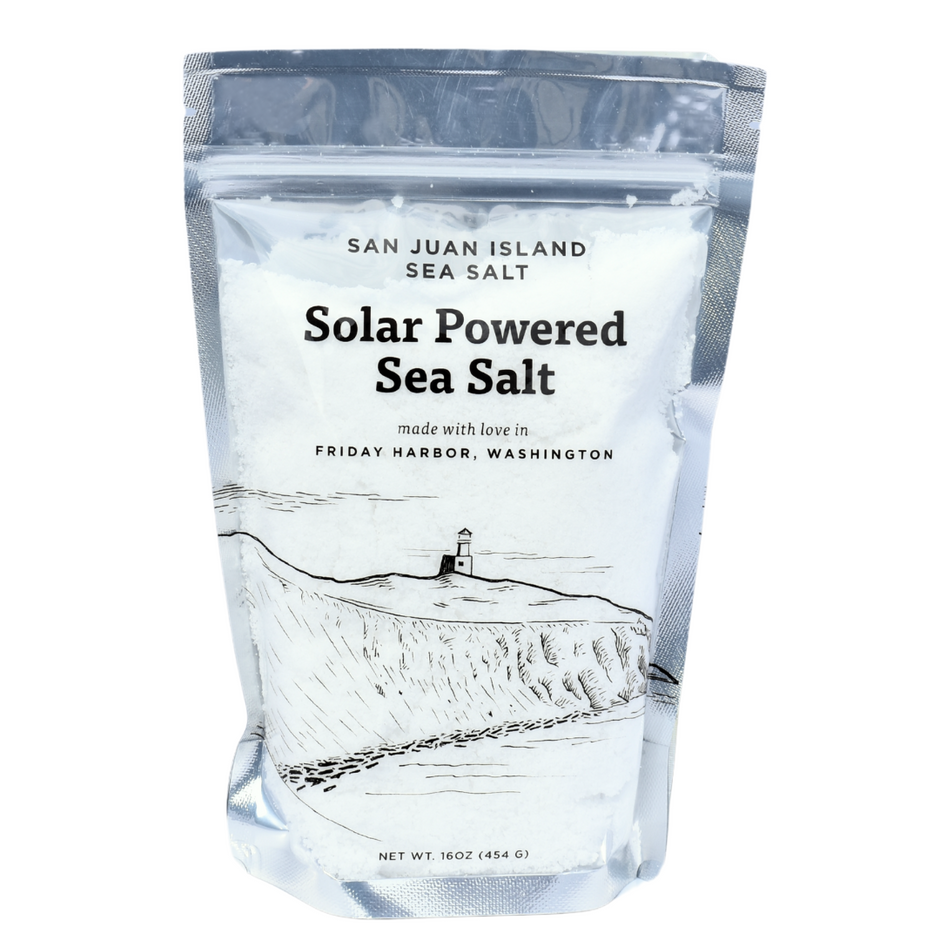 San Juan Island Sea Salt | Solar Powered Sea Salt